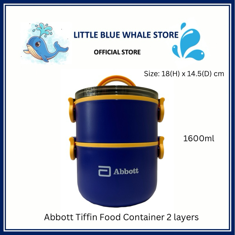 (RAYA) Abbott Tiffin Carrier Food Container Bekas Makanan Stainless ...