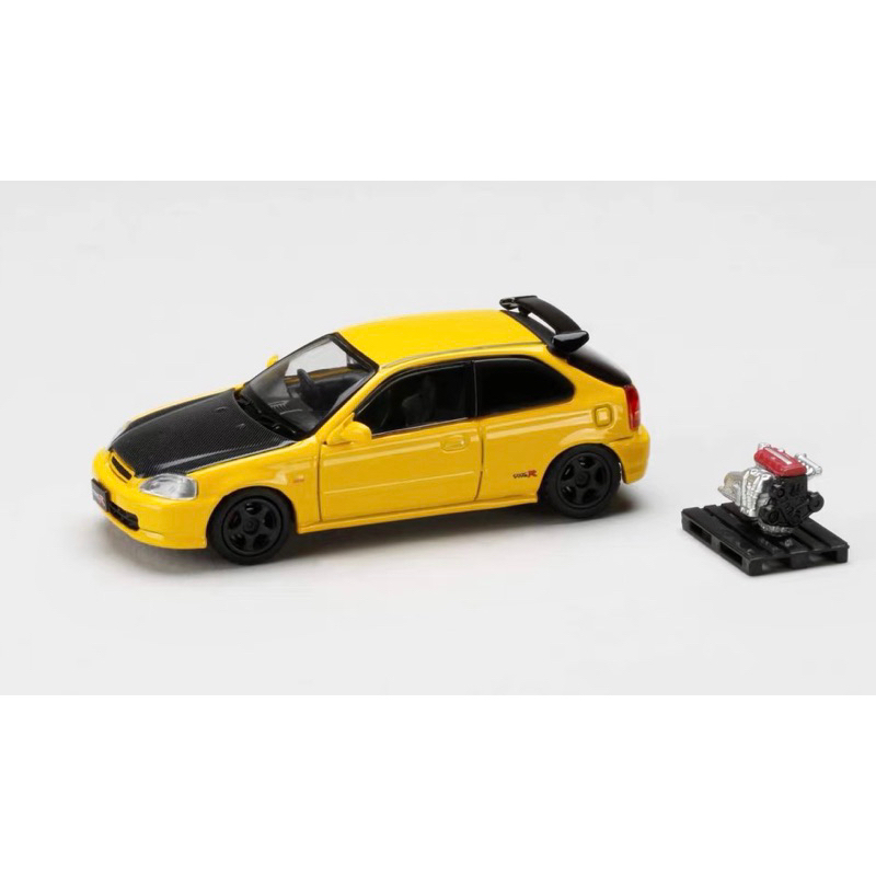 HOBBY JAPAN 1:64 1997 Honda Civic Type R EK9 Spoon Style Custom Ver ...