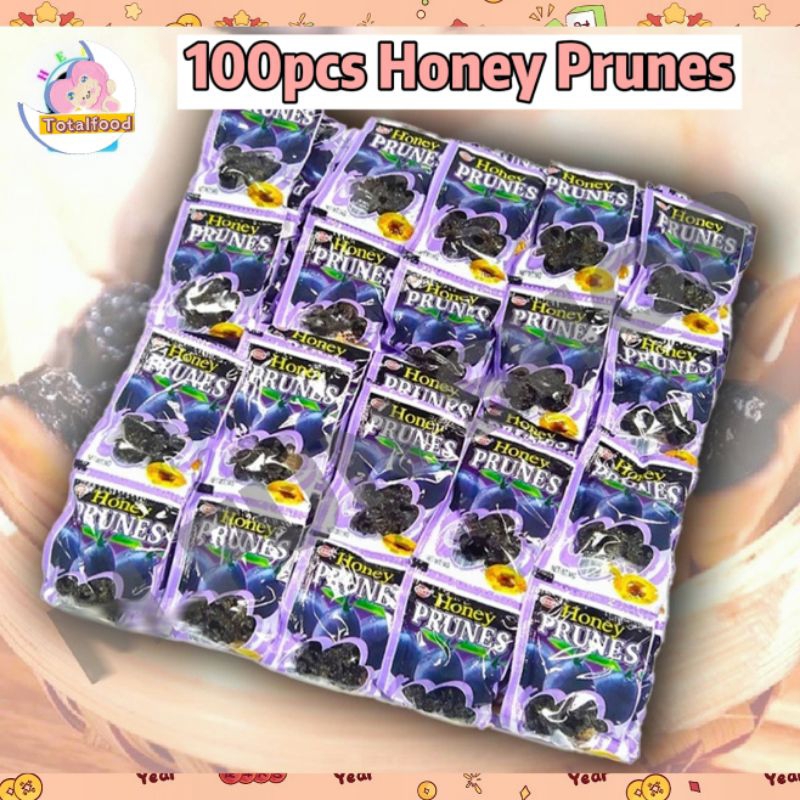 100pcs KHY Honey Prunes small prune asam individual pkt (purple ...