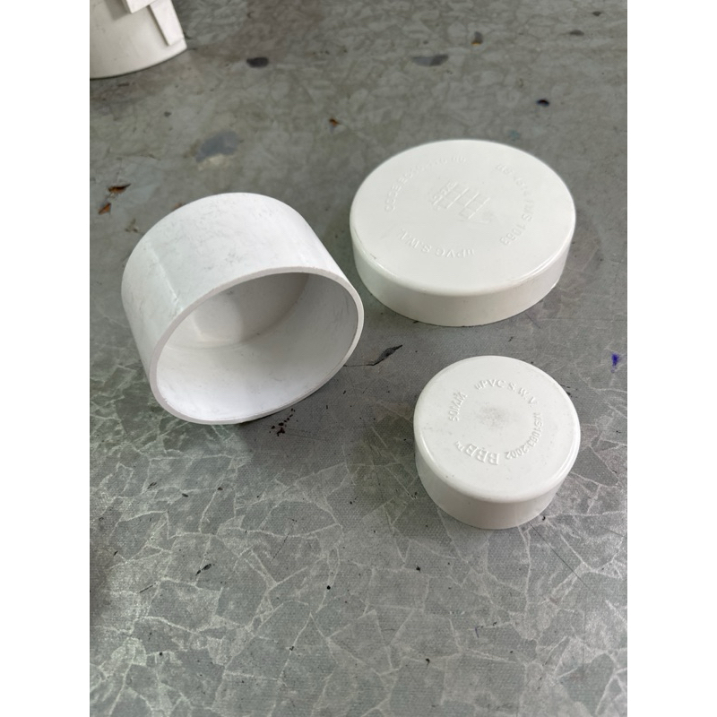 UPVC Fittings End Cap 2” - 4” | Shopee Malaysia