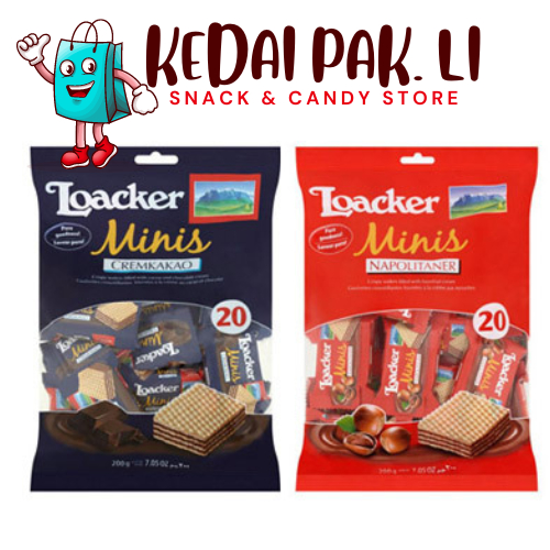 [KPL] Loacker Mini Wafer Value Pack 20s (200gm) | Shopee Malaysia