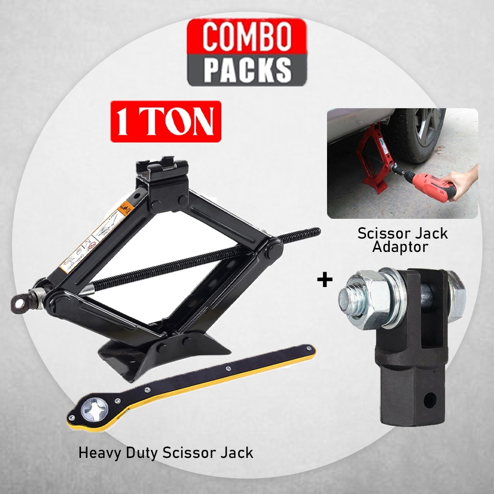 Manual Scissors Jack Car Heavy Duty Car Jack Kereta Jack Tayar Jek ...