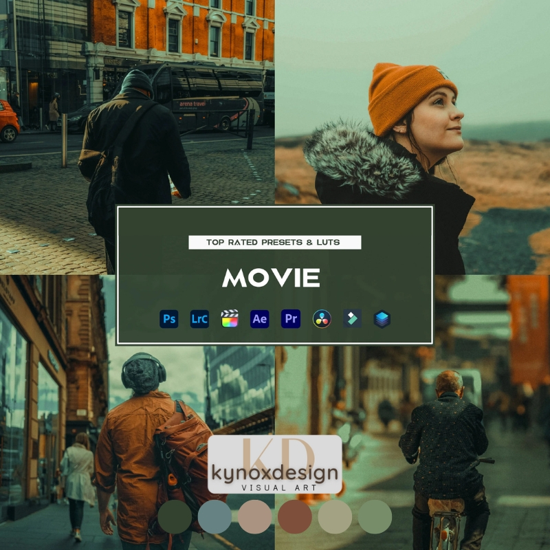 [Premium Lightroom Preset or LUTs io] 𝑀𝑜𝑣𝑖𝑒 for LR/LR(mobile)/PR/AE/PS/FCPX/DaVinci Resolve 2024 ...