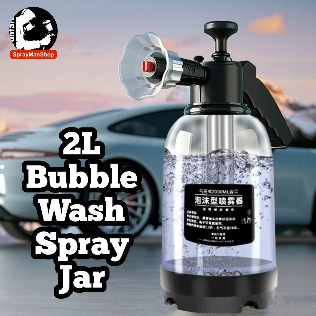 Car Bubble Wash Shampoo Pump Sprayer Multipurpose Sprayer 2L | Shopee ...