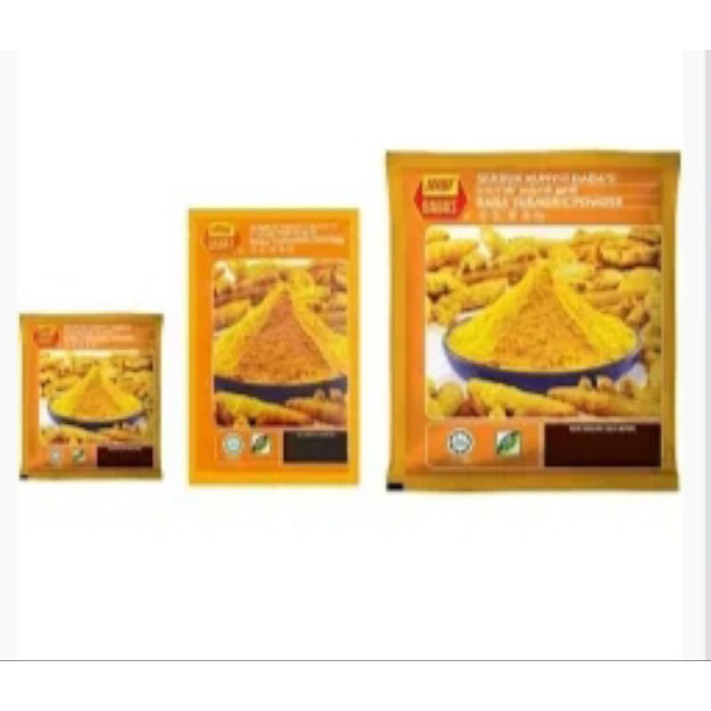 free shipping(serbuk kunyit babas 250g,125g dan 25g) | Shopee Malaysia