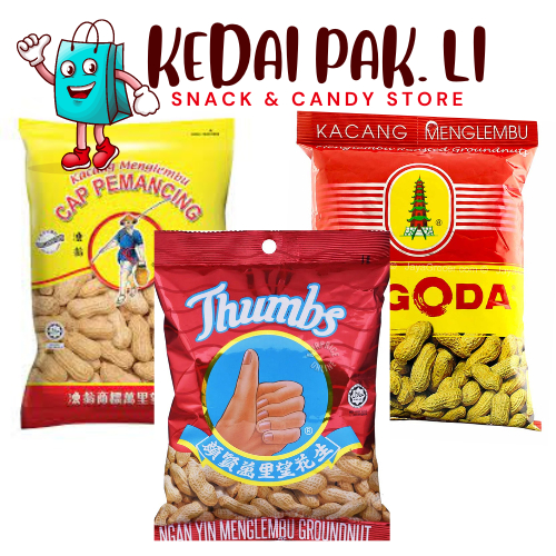[KPL] Kacang Menglembu Groundnut Peanut 85gm/120gm (Thumbs/Pemancing ...