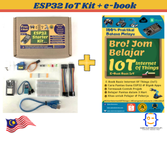 ESP32 IoT Kit Version 3 + Ebook Project Tutorial (Bahasa Malaysia) | Shopee Malaysia