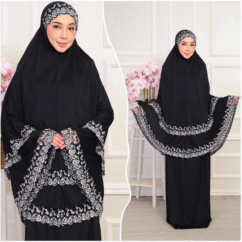 TELEKUNG VISCOSE LACE 2 LAYER | Shopee Malaysia