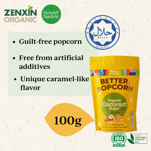 Better Gourmet Better Popcorn Coconut Sugar Popcorn 100g 【Halal ...