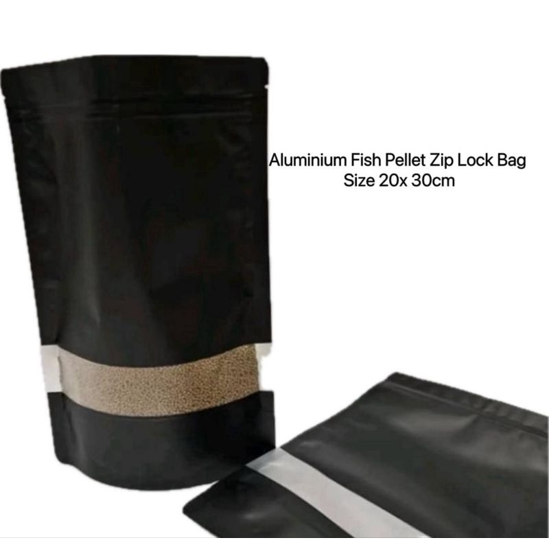 Aluminium fish pellet zip lock bag(good quality)20cm×30cm | Shopee Malaysia