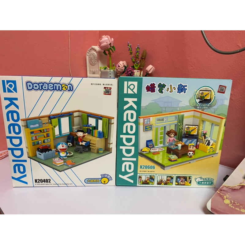 Keeppley doraemon and shin chan room set | Shopee Malaysia
