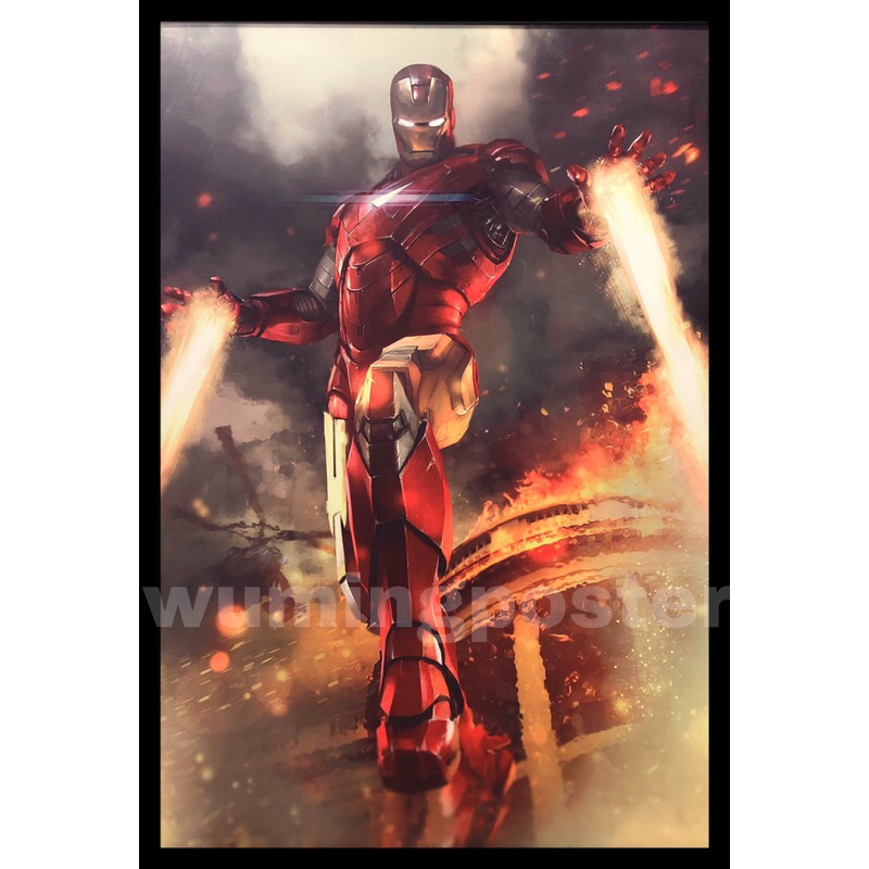 Iron Man Studios Avengers Movie Tony Stark Poster banner framed ...