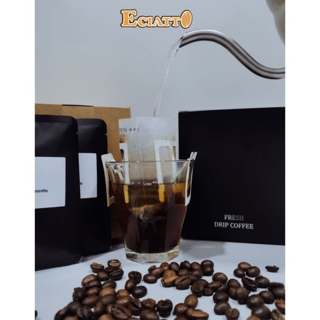 ECIATTO DRIP COFFEE Single Bag One Set Coffee Powder Drip Bag Coffee ...