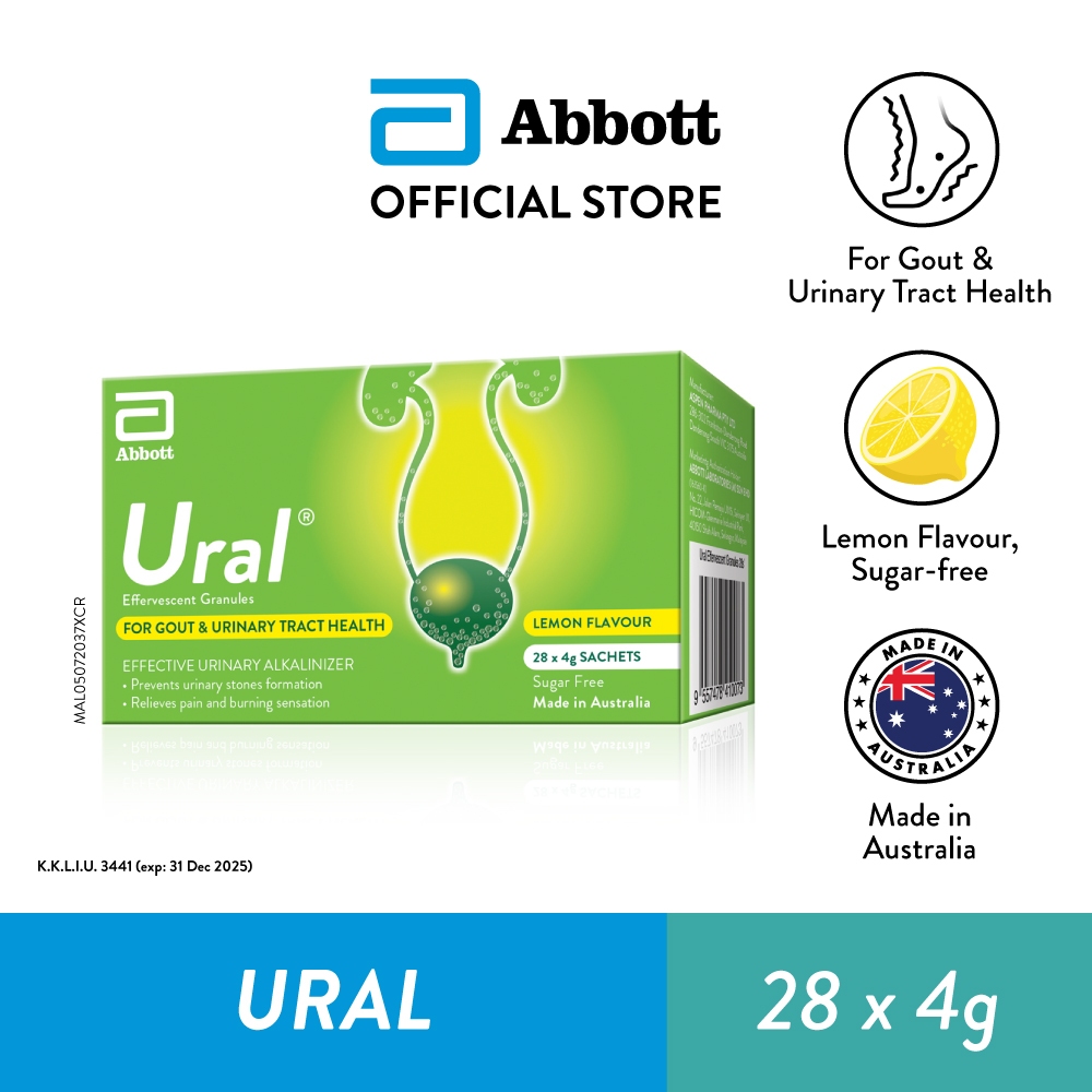 Abbott Ural Effervescent (4g x 28's) | Shopee Malaysia