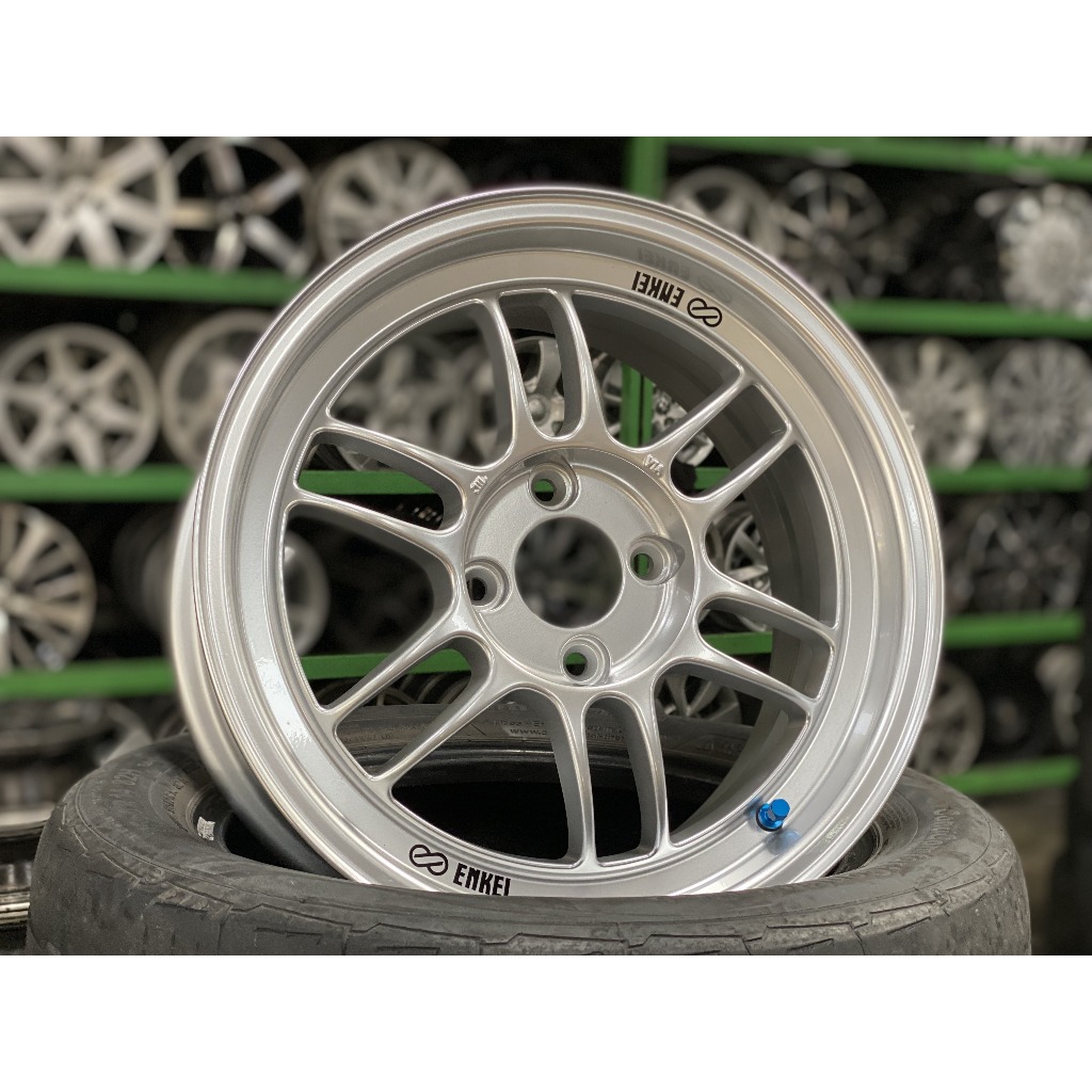 [FREE SHIPPING] New 15x7J Enkei RPF1 JAPAN Rim (set of 4) Silver 4x100 ...