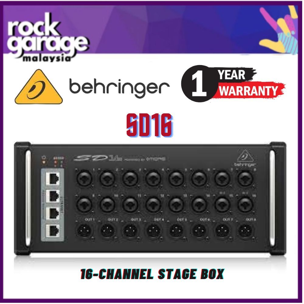 Behringer SD16 16-Channel Stage Box ( SD-16 / SD 16 ) | Shopee Malaysia