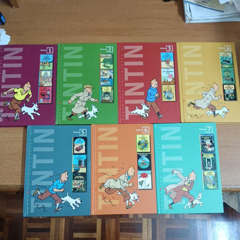 The Adventures of Tintin Comic Book Collection | Shopee Malaysia