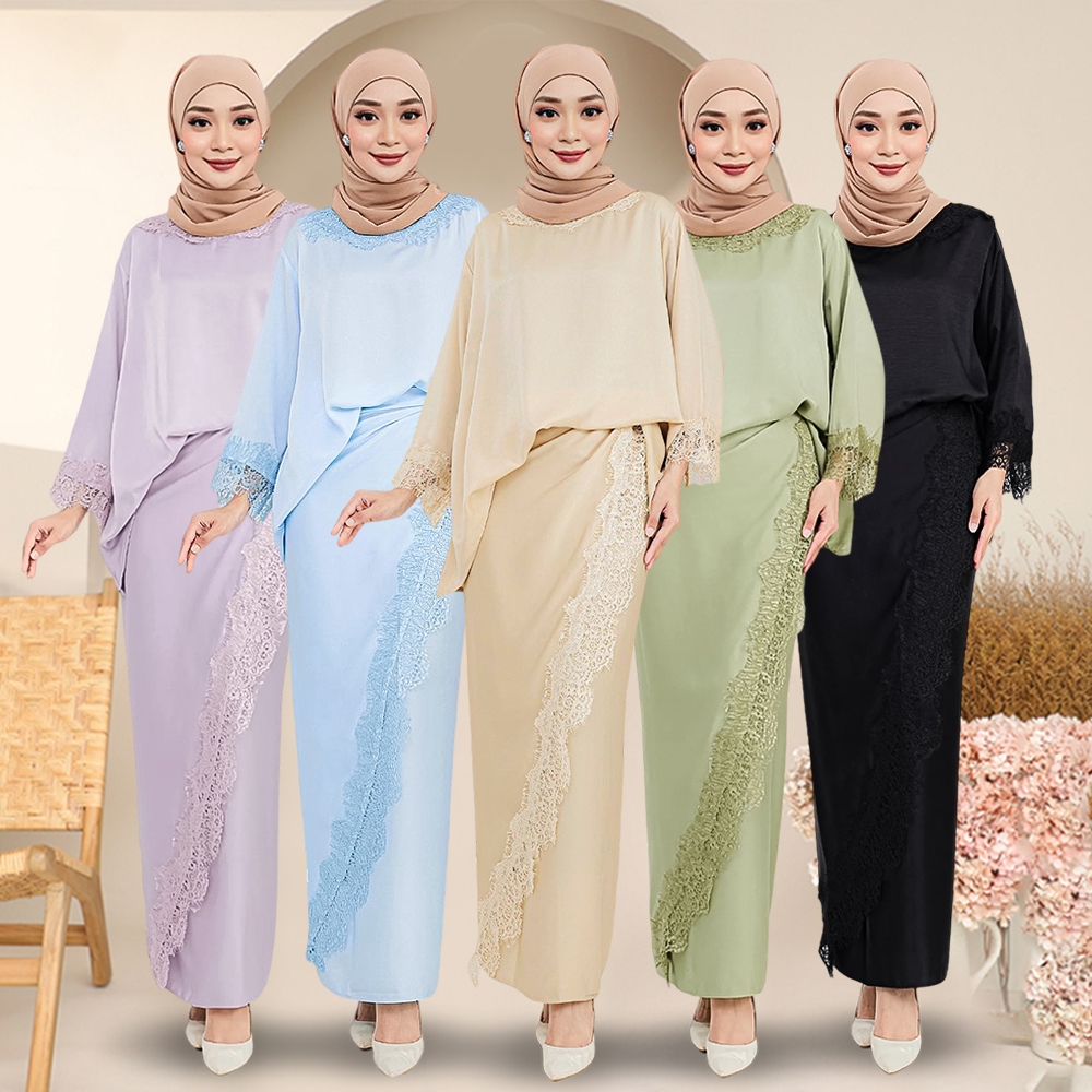 SHANA MINI KURUNG Baju Kurung Moden Ironless Kurung Satin Plain Premium ... SHANA MINI KURUNG Baju Kurung Moden Ironless Kurung Satin Plain Premium ...