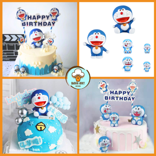 【READY STOCK】Doraemon Cake Topper Cake Decorations | 哆啦A梦蛋糕装饰摆件烘培摆设 ...