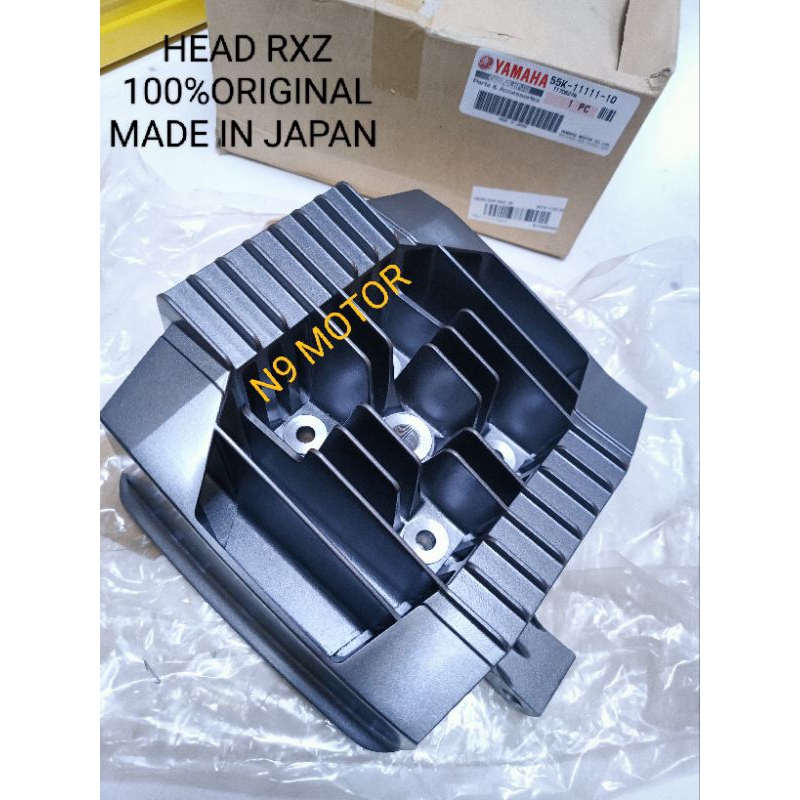 HEAD RXZ CYLINDER HEAD RXZ135 CATALYZER #HEAD 100% ORIGINAL YAMAHA (55K ...