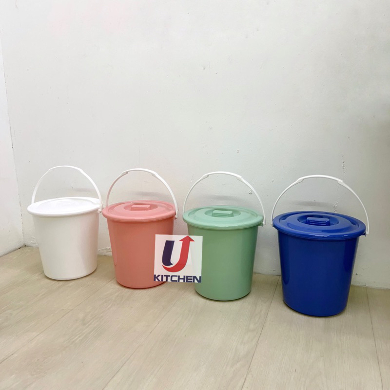Felton Small Plastic Pail With Cover / Baldi Bertudung Kecil 4L 4.5L ...