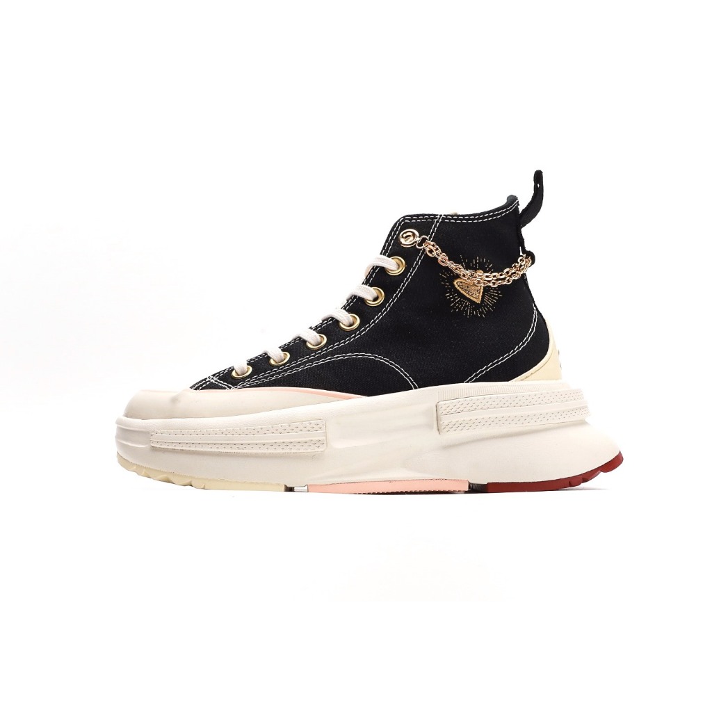 Converse Run Star Legacy CX Platform High Gold Chain Black | Shopee ...