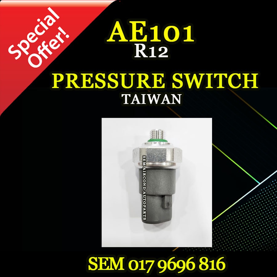 TOYOTA AE101 R12 TAIWAN NEW 4 PIN PRESSURE SWITCH/ SUIS (CAR AIRCOND ...