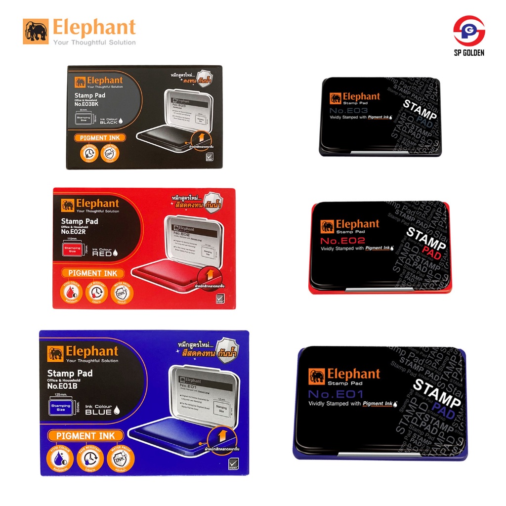 Elephant Waterproof Stamp Pad Pigment Ink | Shopee Malaysia