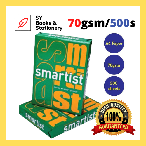 SMARTIST A4 Copier Paper 70Gsm 500's | Shopee Malaysia