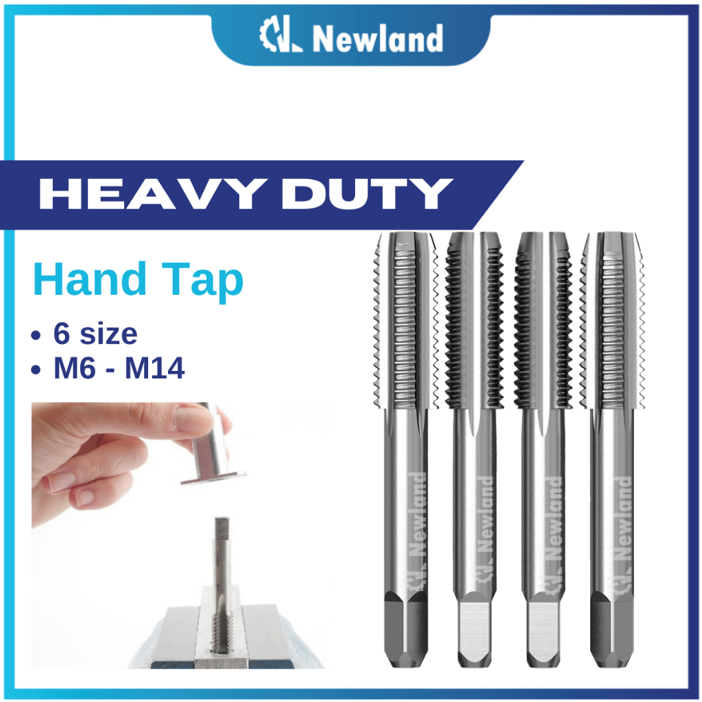 Hand Tap / Screw Tap / M6 / M8 / M10 / M12 / M14 (HSS) | Shopee Malaysia