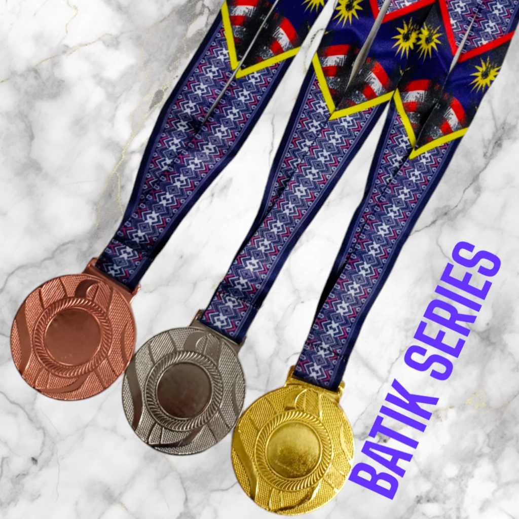 MEDAL BESI LANYARD BATIK MURAH (READY STOCK) | Shopee Malaysia