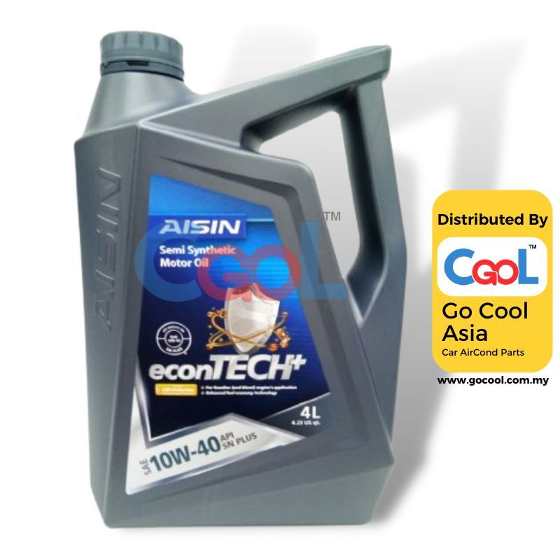 ENGINE OIL 10W40 SEMI SYNTHETIC AISIN 4 LITER | Shopee Malaysia