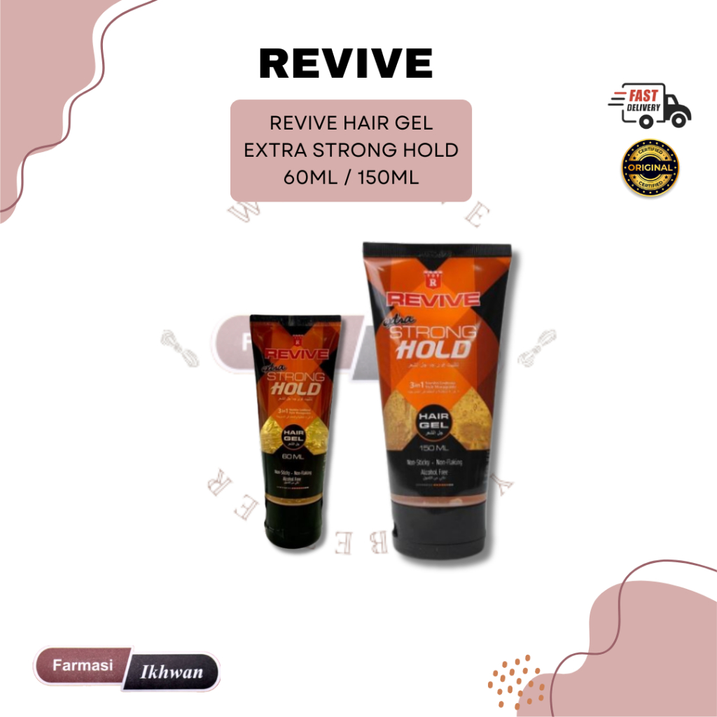 Revive Hair Gel Extra Strong Hold 60ML / 150ML | Shopee Malaysia