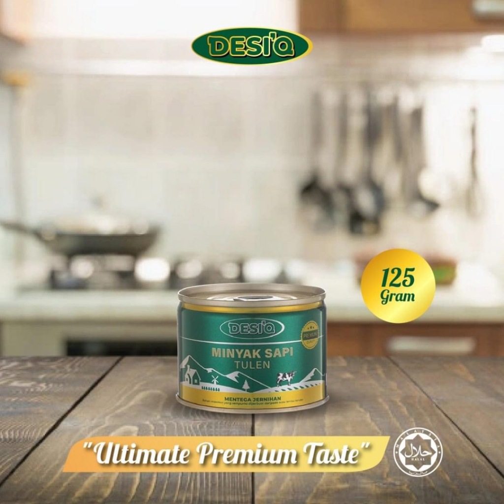 DESI'Q Pure Ghee Sachet 125g /Desi'q/ Pure Ghee/ Clarified Butter ...