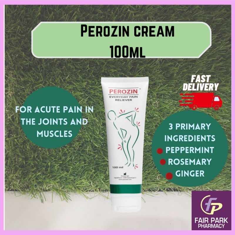 FPpharmacy Perozin Everyday Pain Reliever 100ml (EXP: 08/2025) | Shopee ...