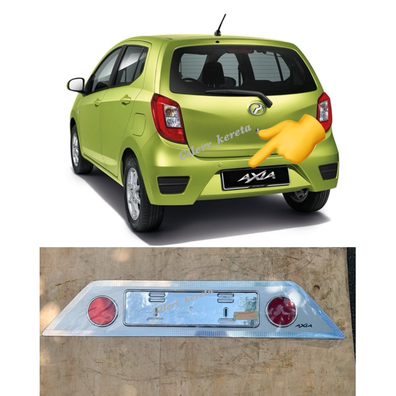 💥READY STOCK💥Reflektor Papan Number Plate Belakang Perodua Axia G Spec ...