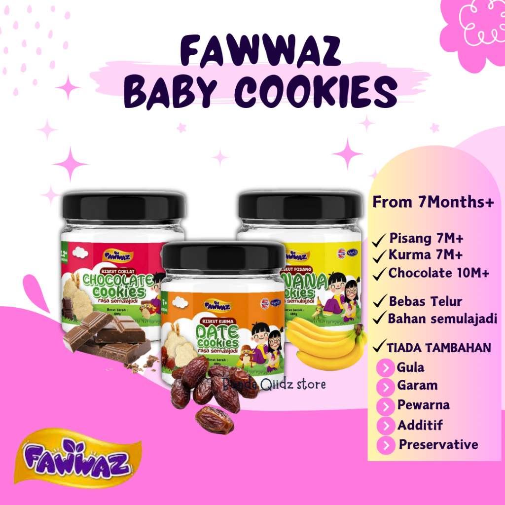 FAWWAZ BABY COOKIES FAWWAZ BISKUT BABY | BISKUT BAYI | MAKANAN BAYI ...