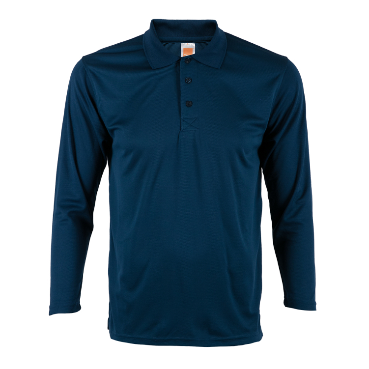 JCP x OREN SPORT Premium Quick Dry Long Sleeve Polo QD67 Unisex Side ...