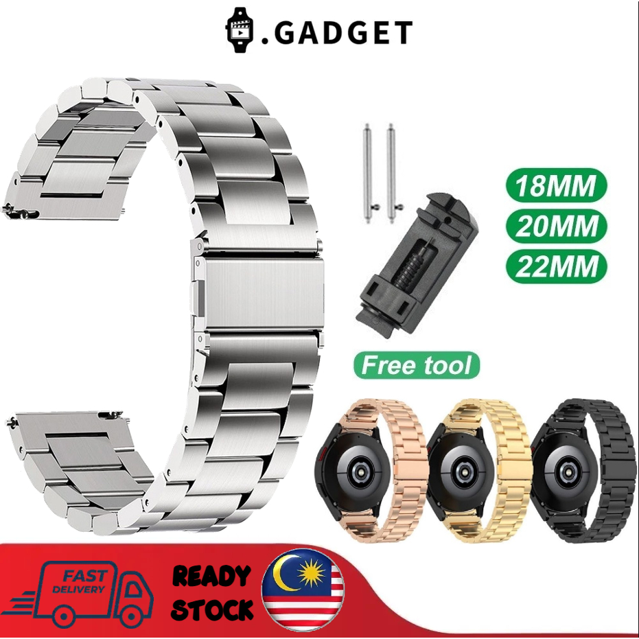 Watch Strap 18mm 20mm 22mm Watch Band Fitbit Strap/Stainless Watch ...