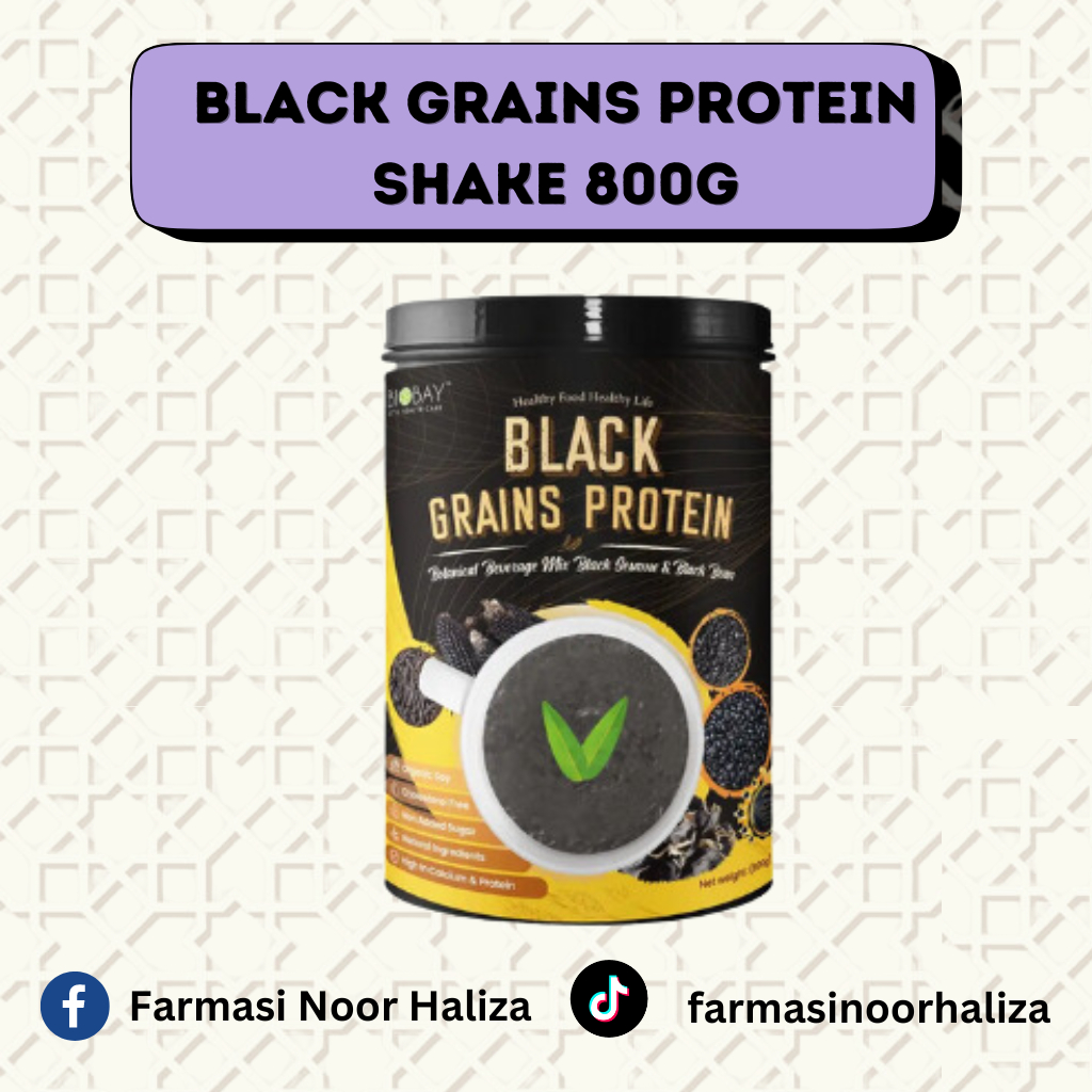 BLACK GRAINS PROTEIN SHAKE 800G | Shopee Malaysia