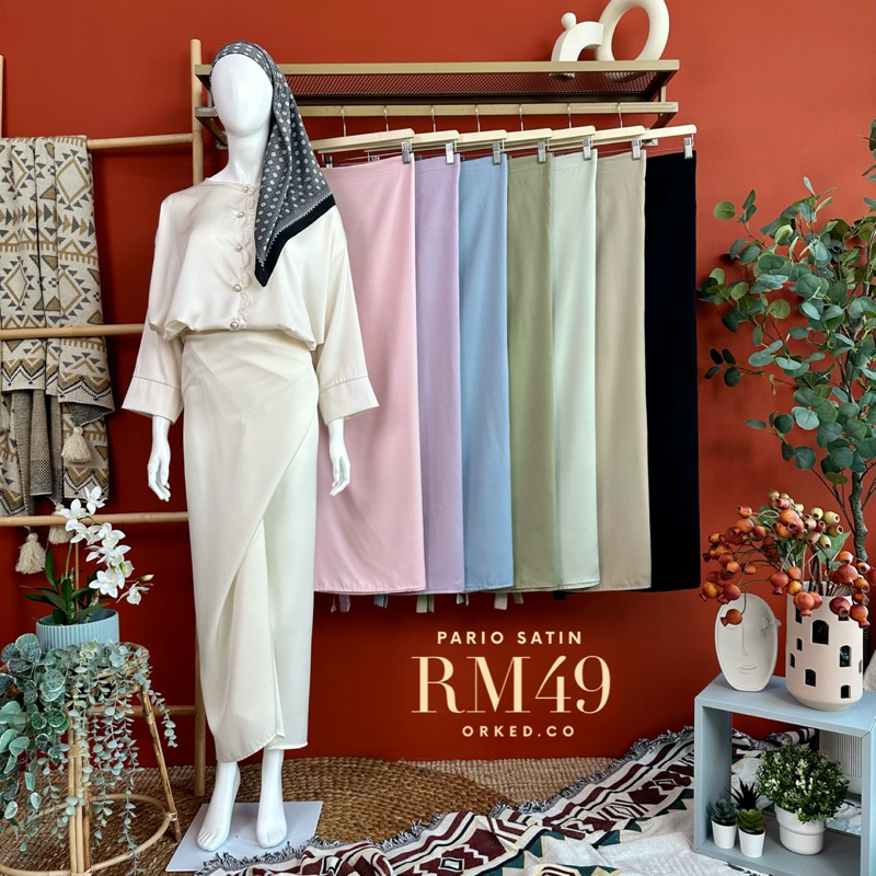 PARIO SATIN BY BUTIK ORKED.CO | Shopee Malaysia