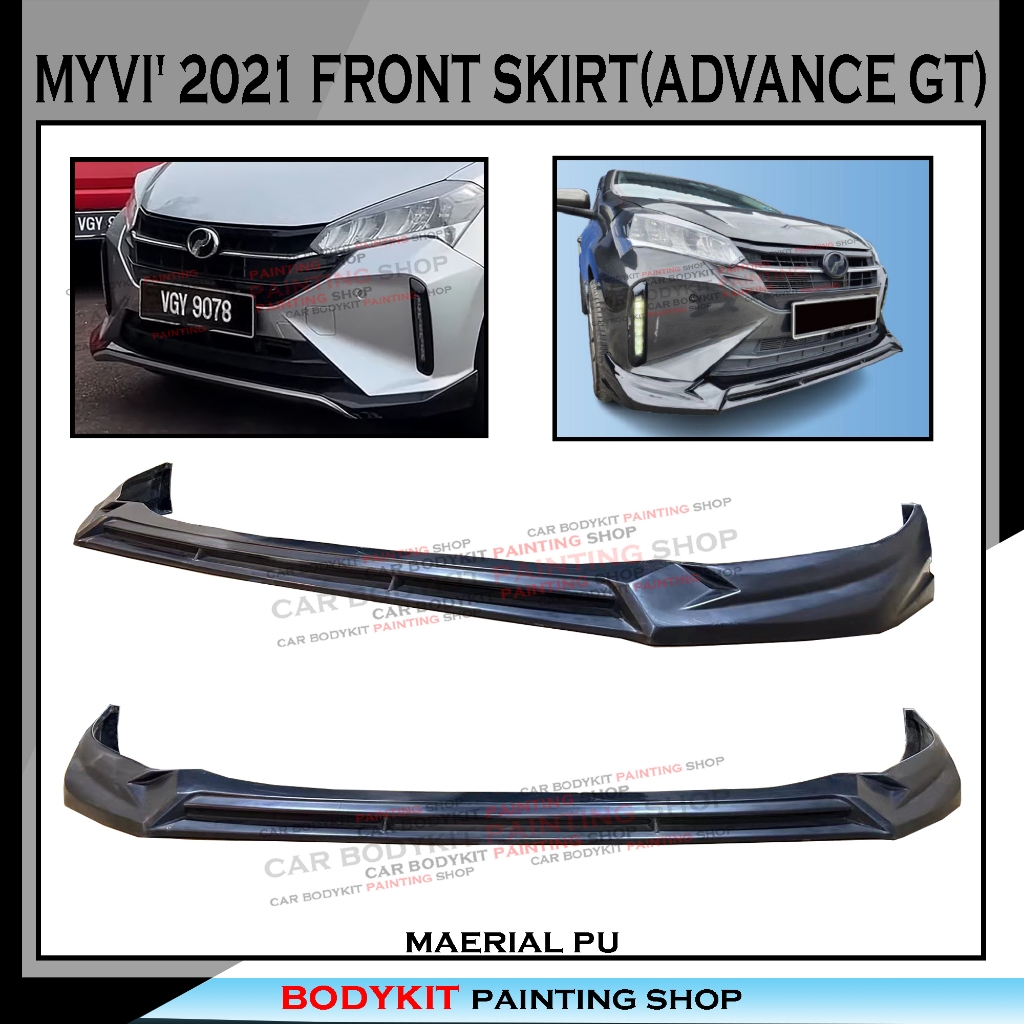 PERODUA MYVI 2022 FACELIFT OEM STYLE FULLSET SKIRTING -WITH PAINTING ...
