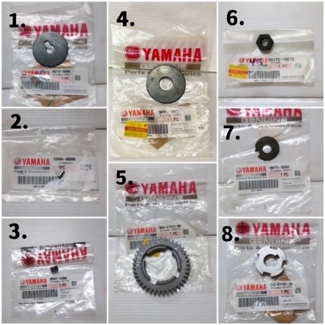 yamaha y15/Y15ZR balancing gear set 100% original | Shopee Malaysia