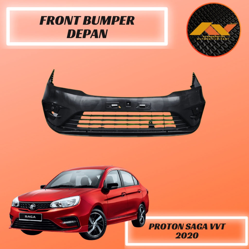 Proton Saga Vvt 2019 - 2023 2nd Generation Front Bumper Depan 100% High ...