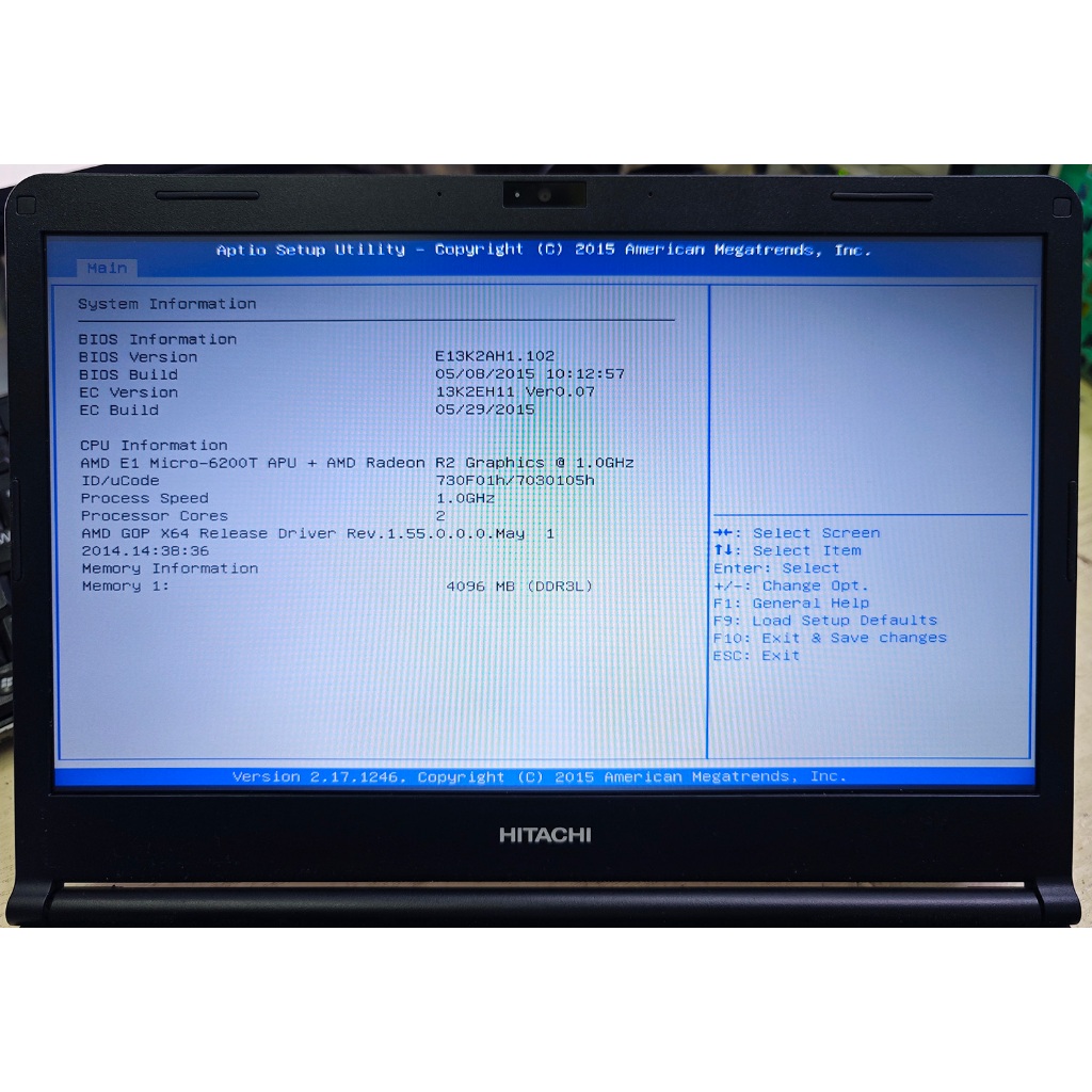 Original HITACHI Flora Se210 13.3 inch Screen with front and top cover ...