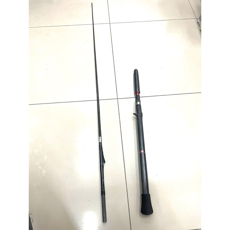 SHINO ultimate inline 6‘6kaki 12-25lb drum bc rod in line | Shopee Malaysia