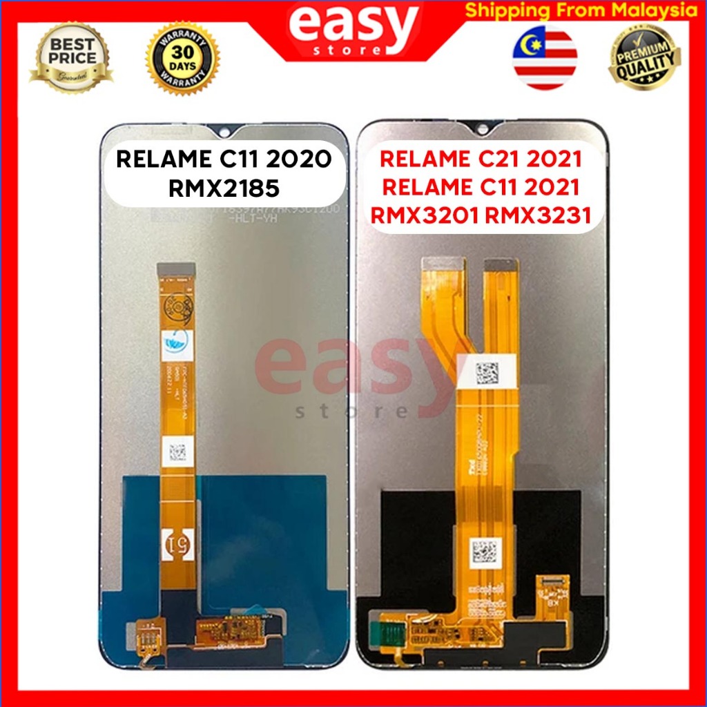 ORI RELAME C11 2020 C11 C20 C21 2021 RELAM RMX3201 RMX3231 RMX2185 LCD DISPLAY TOUCH SCREEN ...