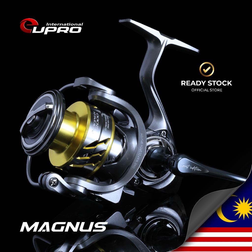 Eupro Spinning Reel Magnus 2000 3000 4000 | Shopee Malaysia
