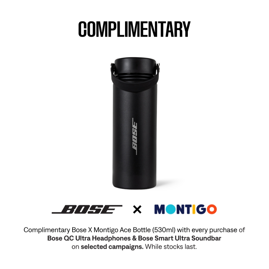 (FREE GIFT) Bose X Montigo Ace Bottle | Shopee Malaysia