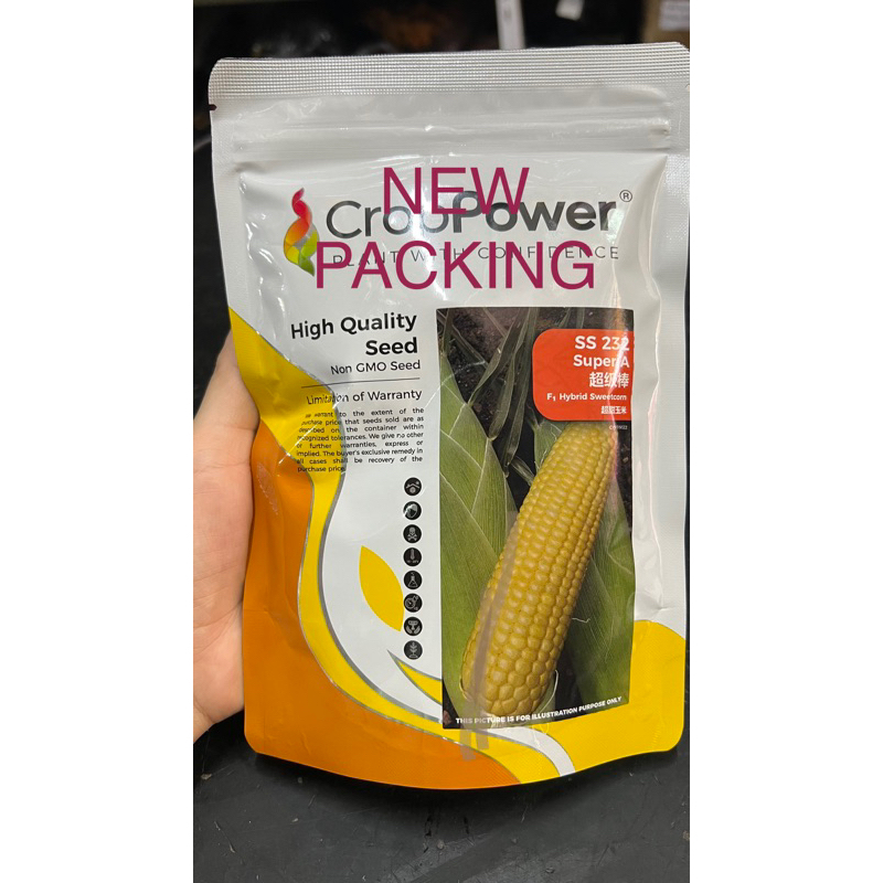 CROP POWER Benih Jagung Manis 200g (1200 seeds) /Sweetcorn Seeds ...